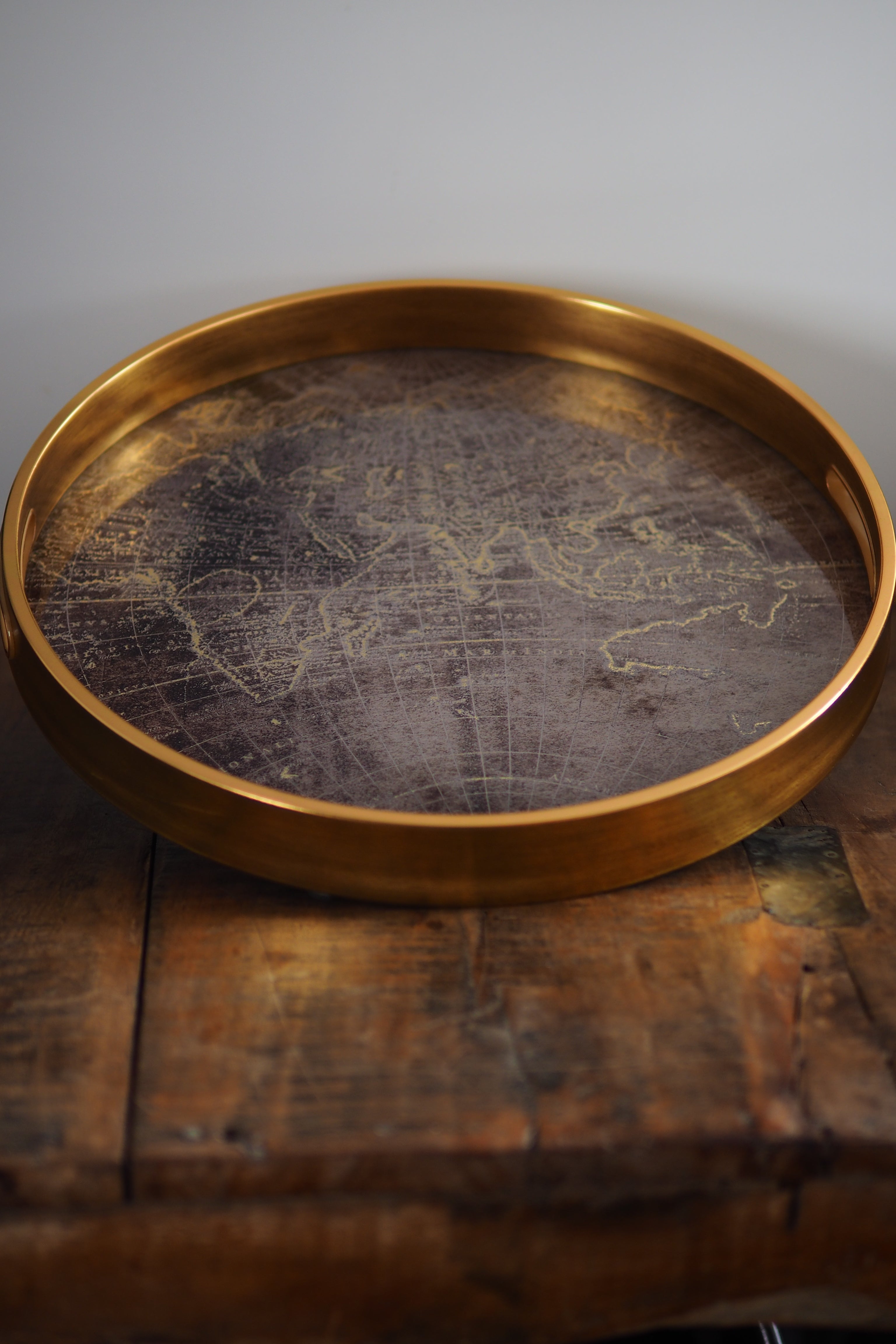 Gold World Map Tray – Trove167